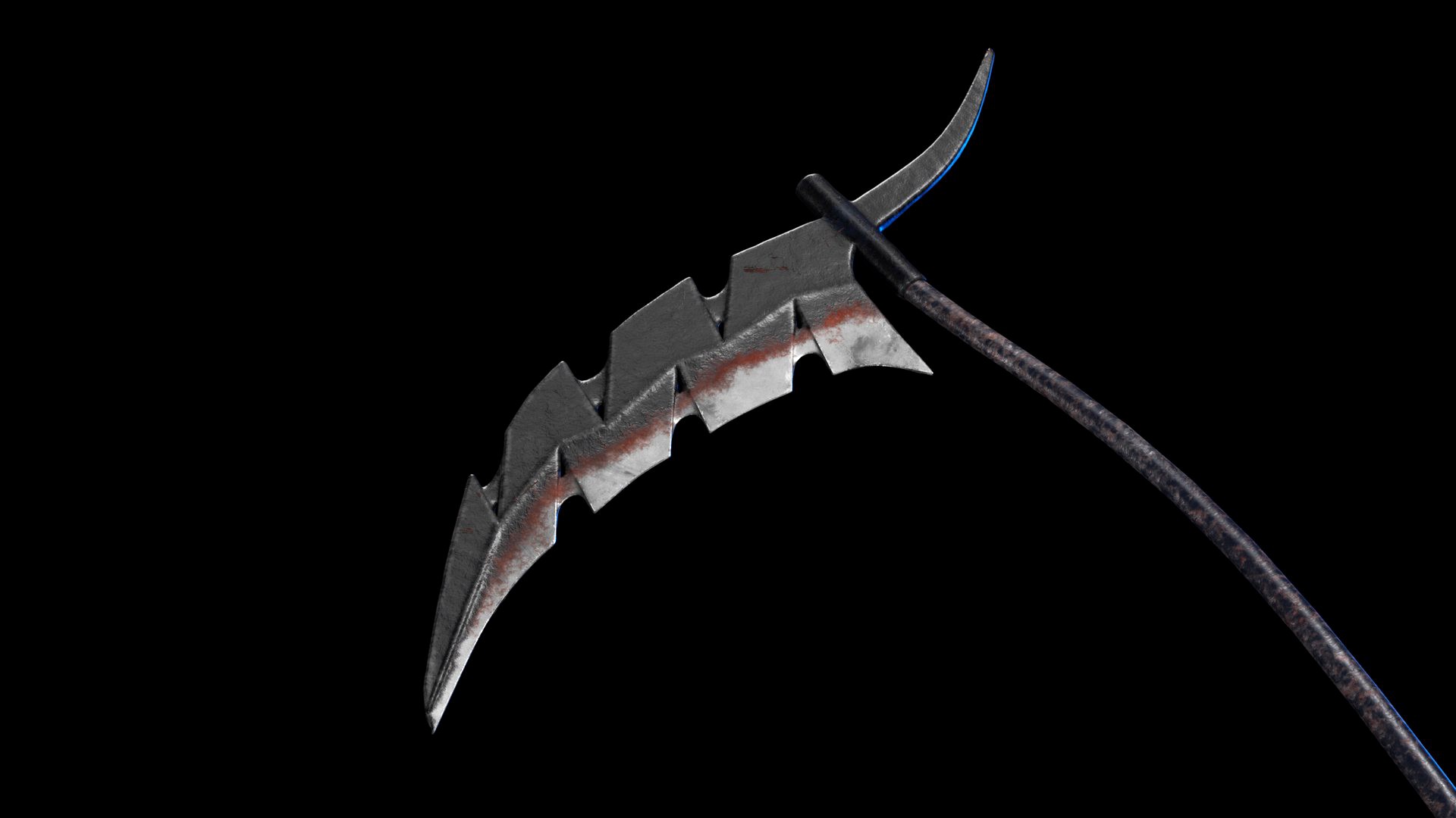 Fantasy Scythe Weapon 3d model