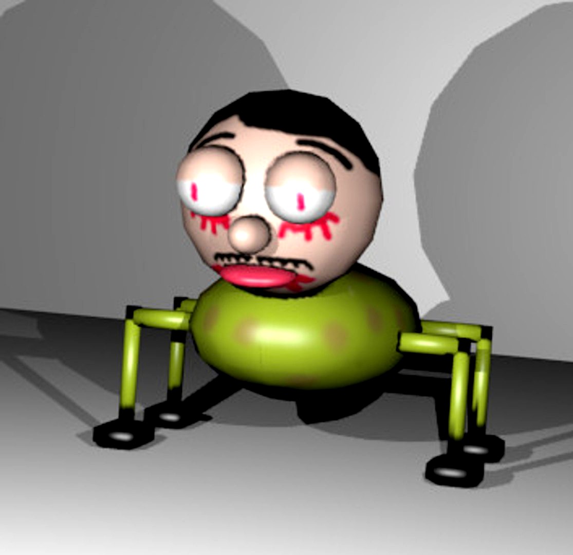 Zombie Spider Monster 3d model
