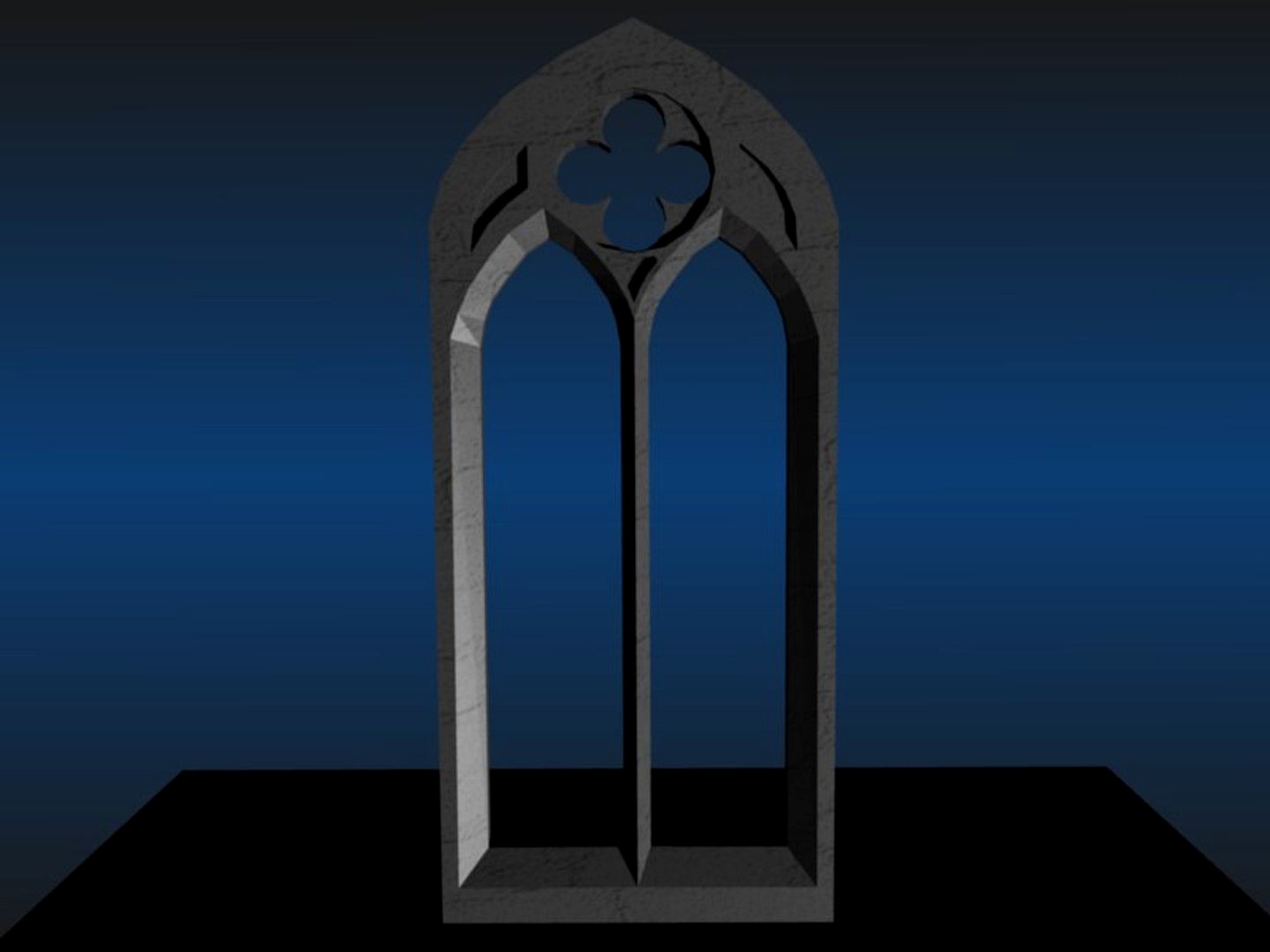 Gothic Window 3d model