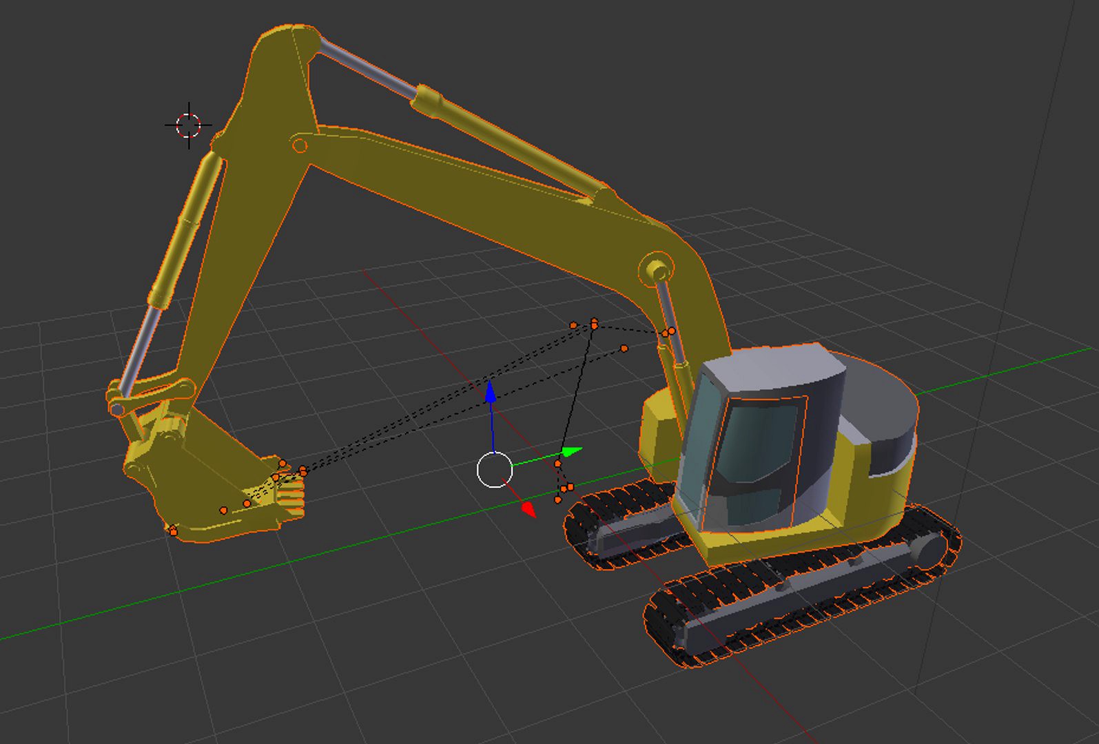 Excavator 3d model