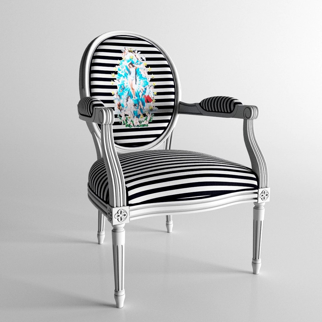 Roche bobois FLORIAN - JEAN PAUL GAULTIER ARMCHAIR 3d model
