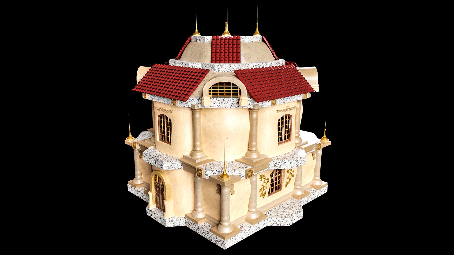 Baroque House 0.3 3d model