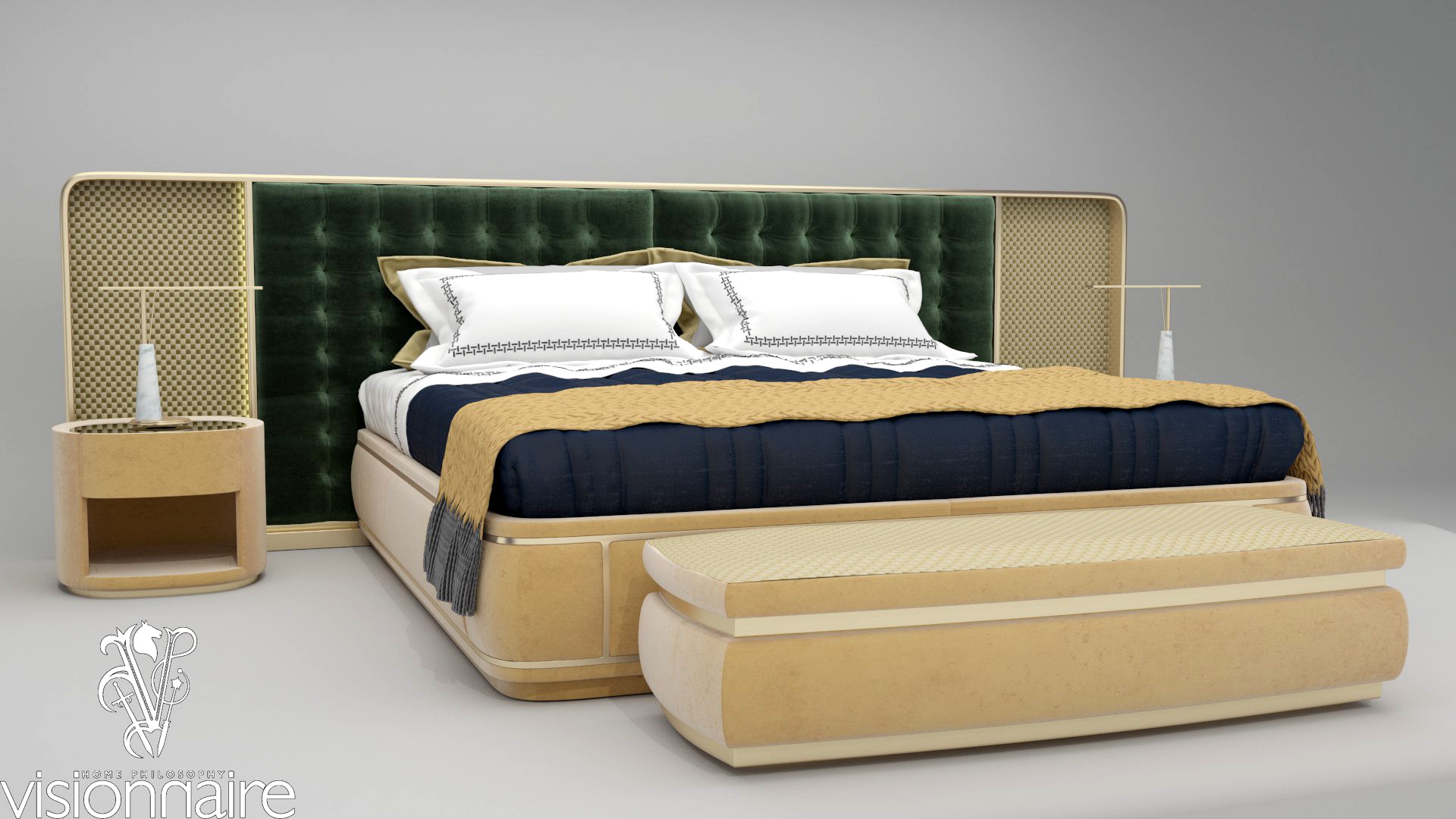 Ripley Bed Set 3d model