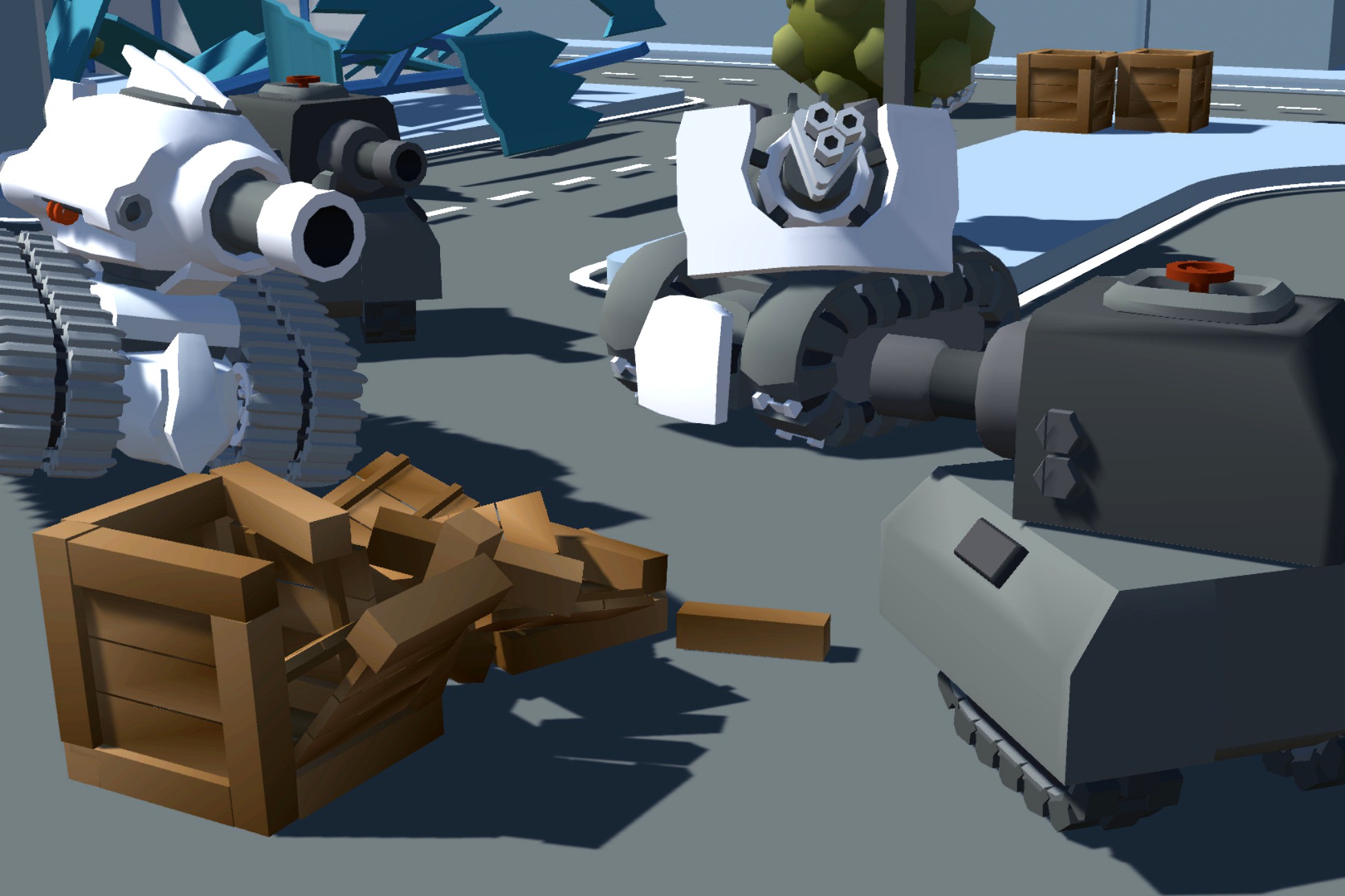 Tiny Tanks - Game Ready Models 3d
