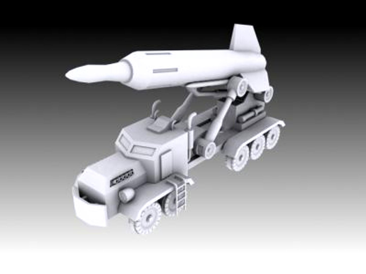 rocket launcher 3d model