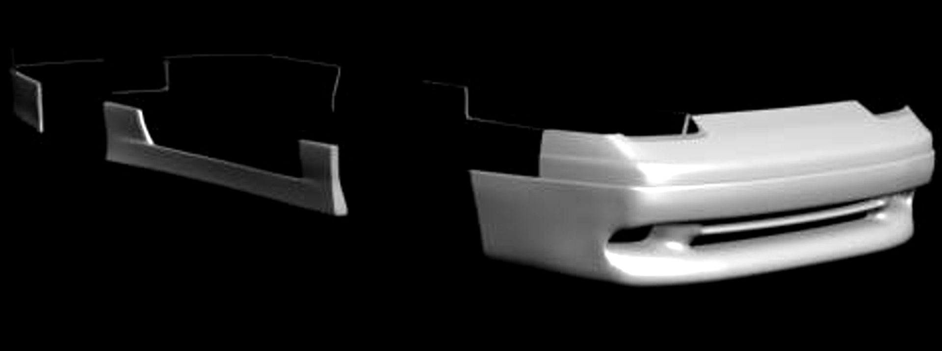 Nissan 240sx body kit supermade 3d model