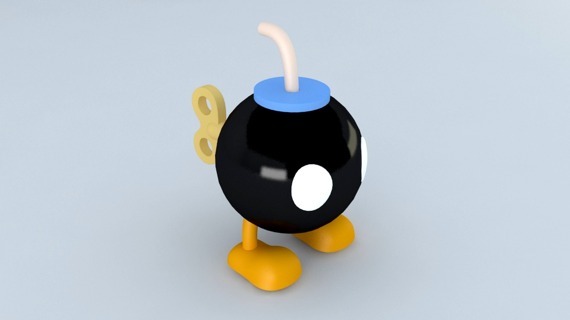 Nintendo Mario Bros BOMB 3d model
