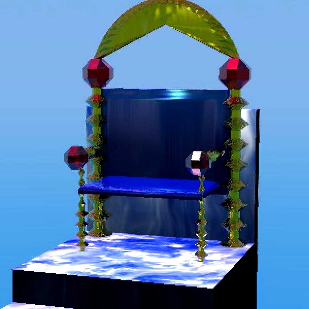 Jeweled Throne for Bryce 3d model