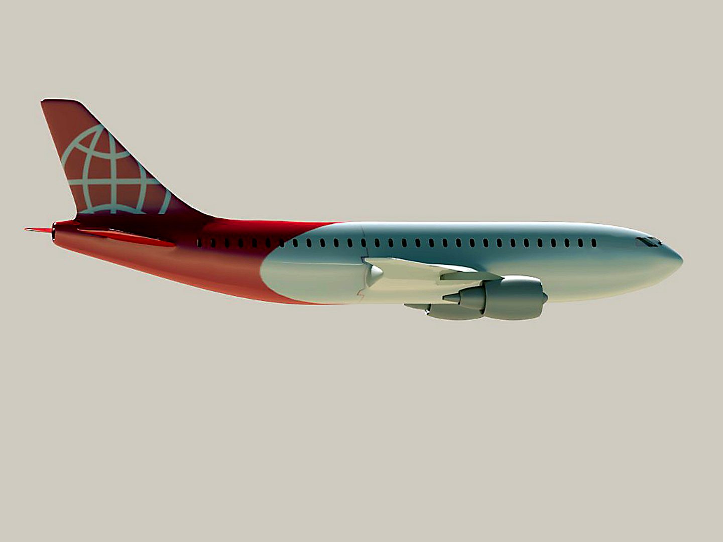 Airbus A321 3d model