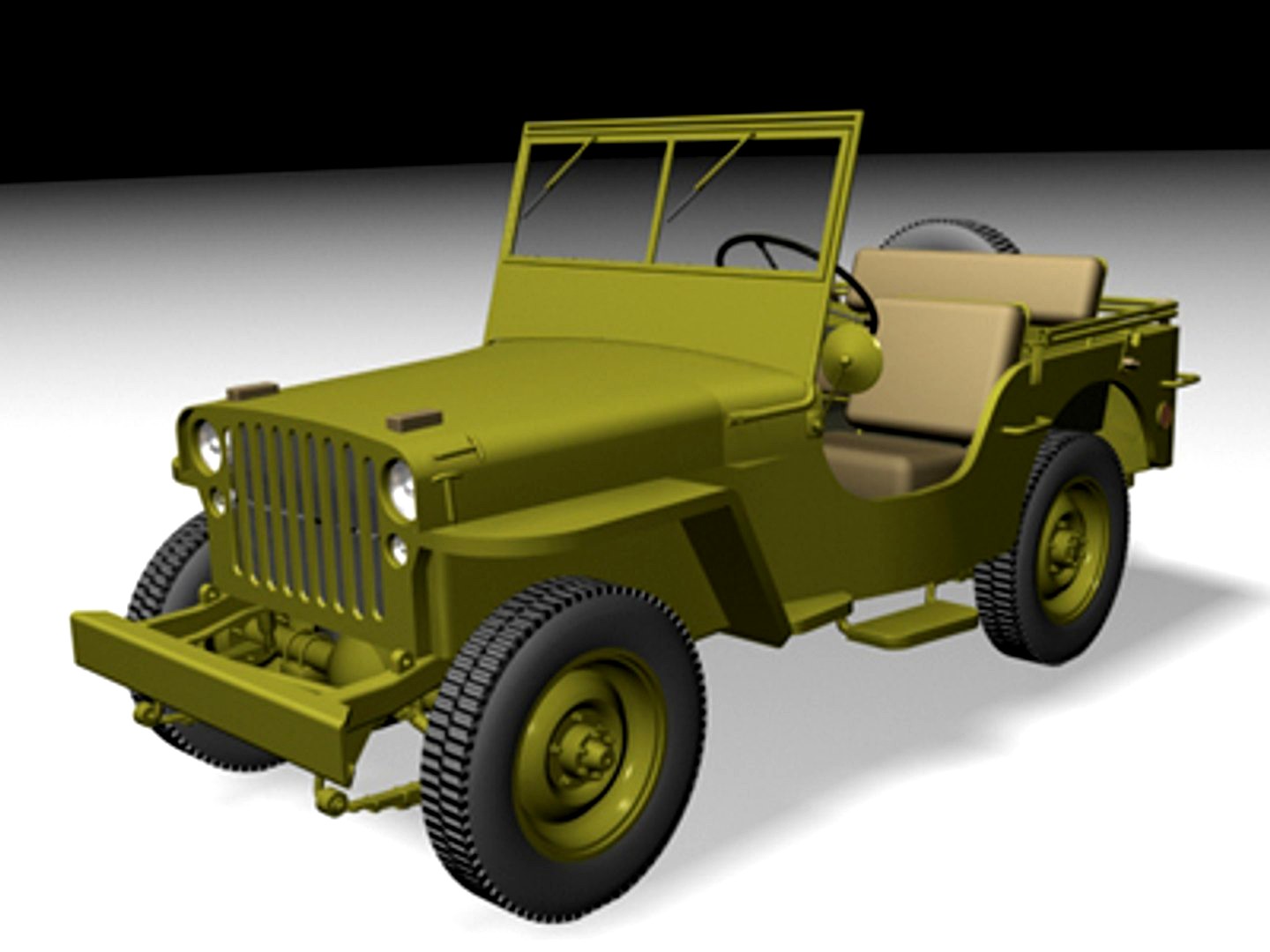 willys 3d model
