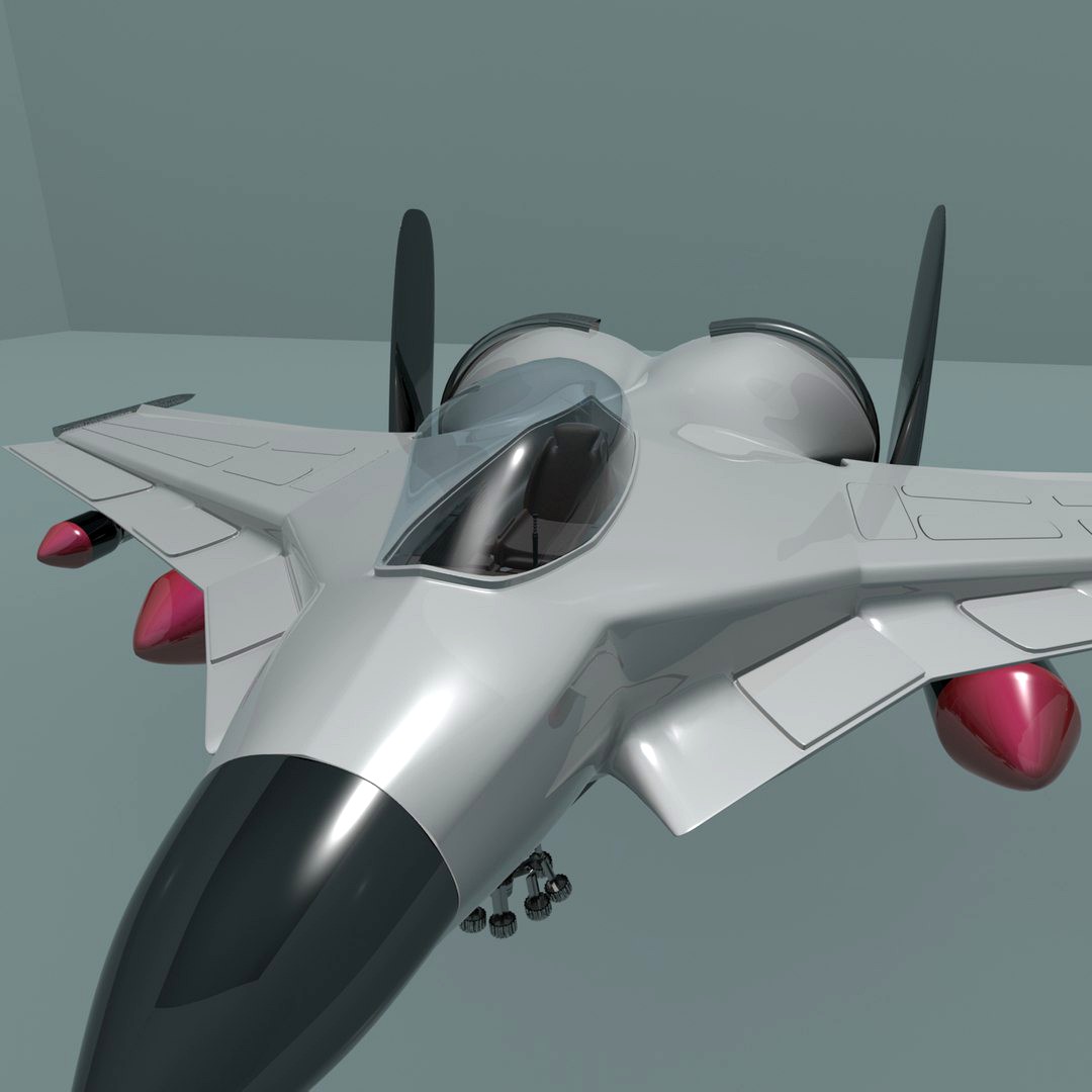 jet ship 3d model