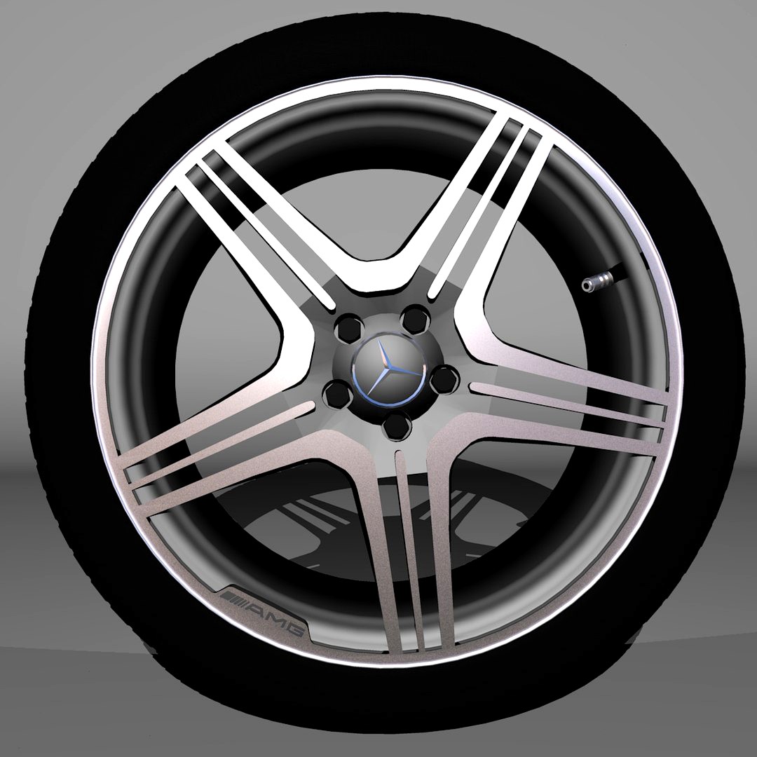 Mercedes Benz AMG wheel 3d model