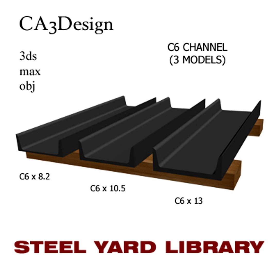 C6 Channel 3d model