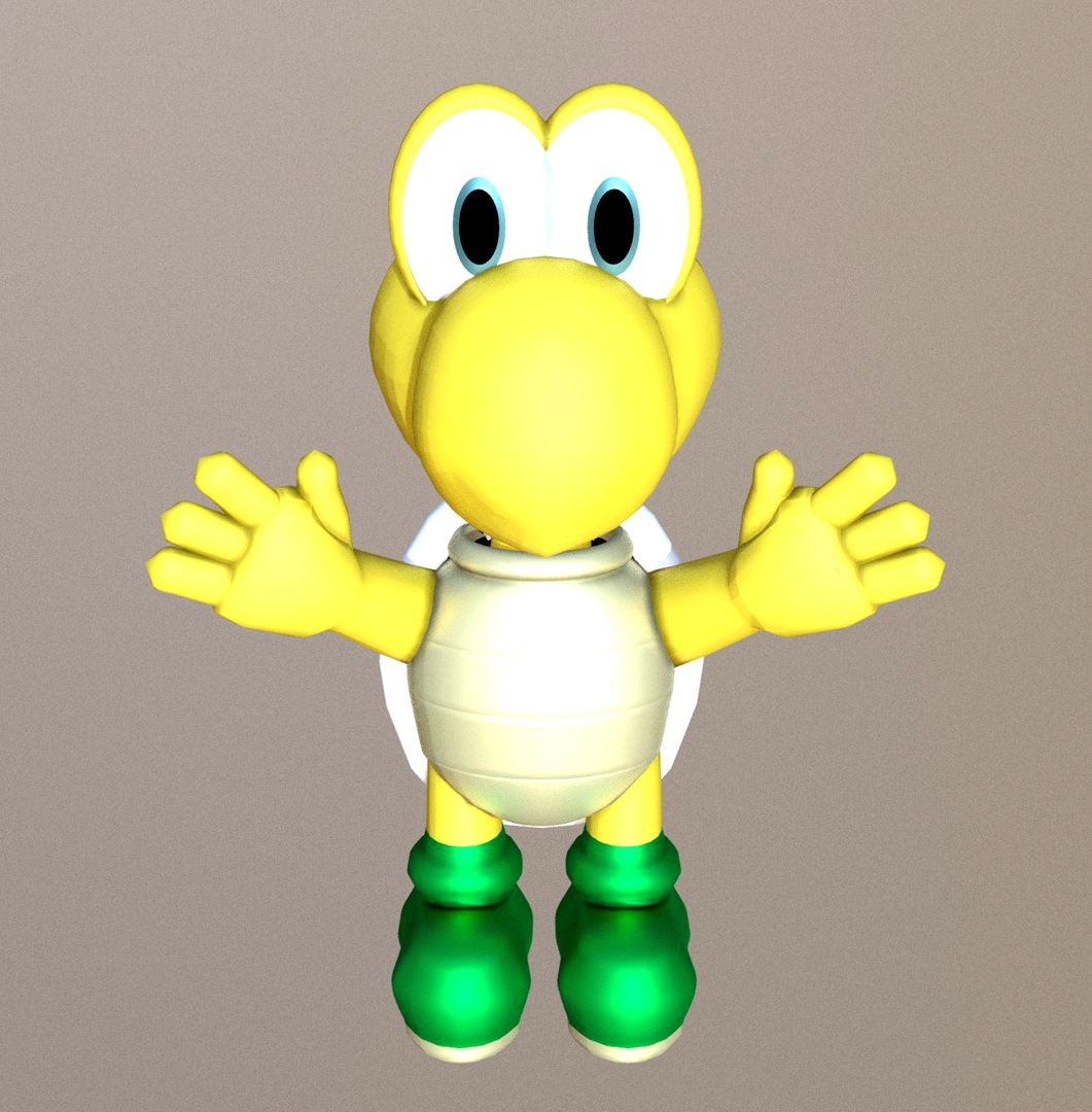 Super Mario: Koopa Troopa 3d model
