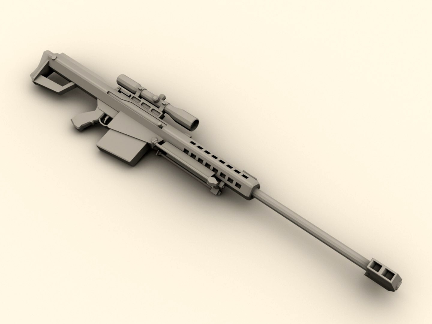 barrett m82.max 3d model