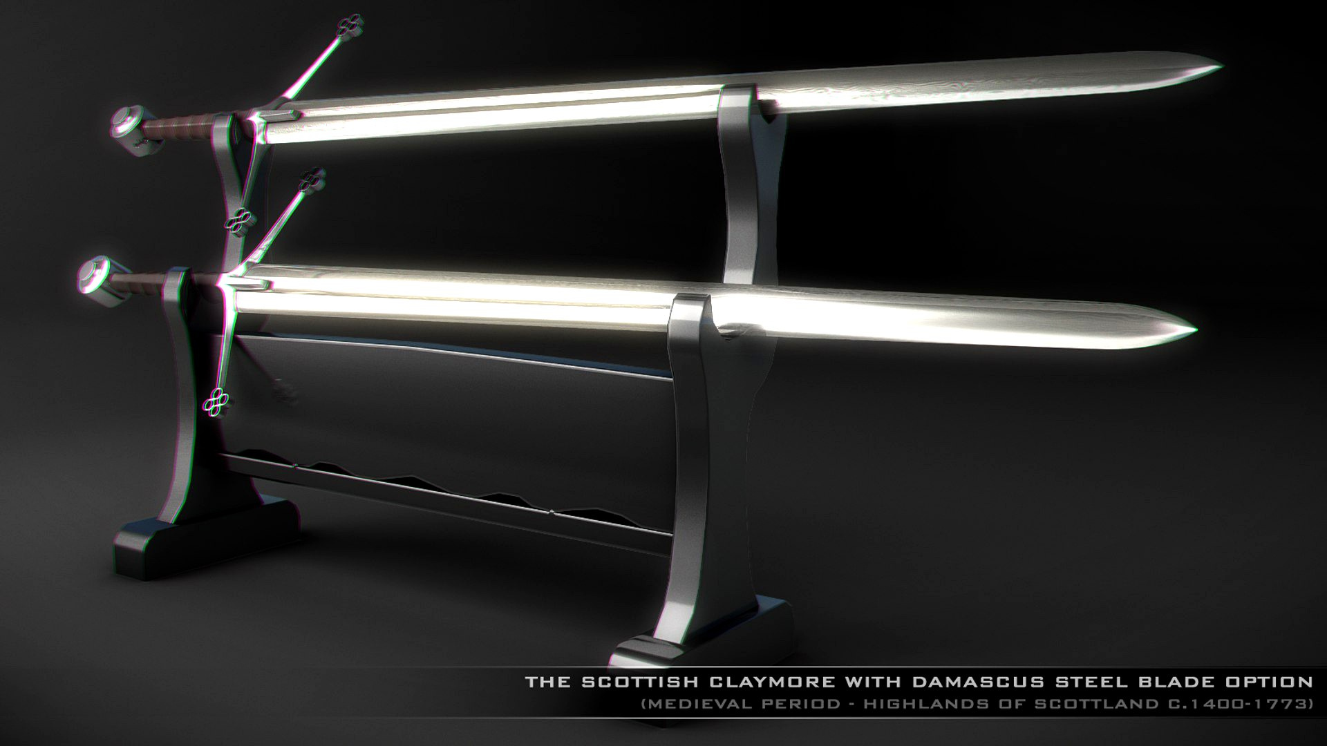 The Scottish Claymore - LP 3d model