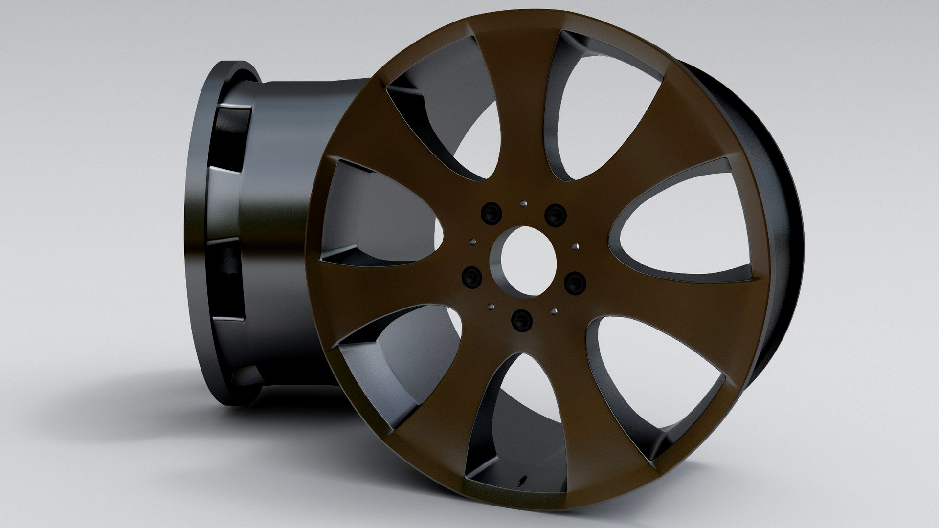 Sport Car Rim 5 3d model