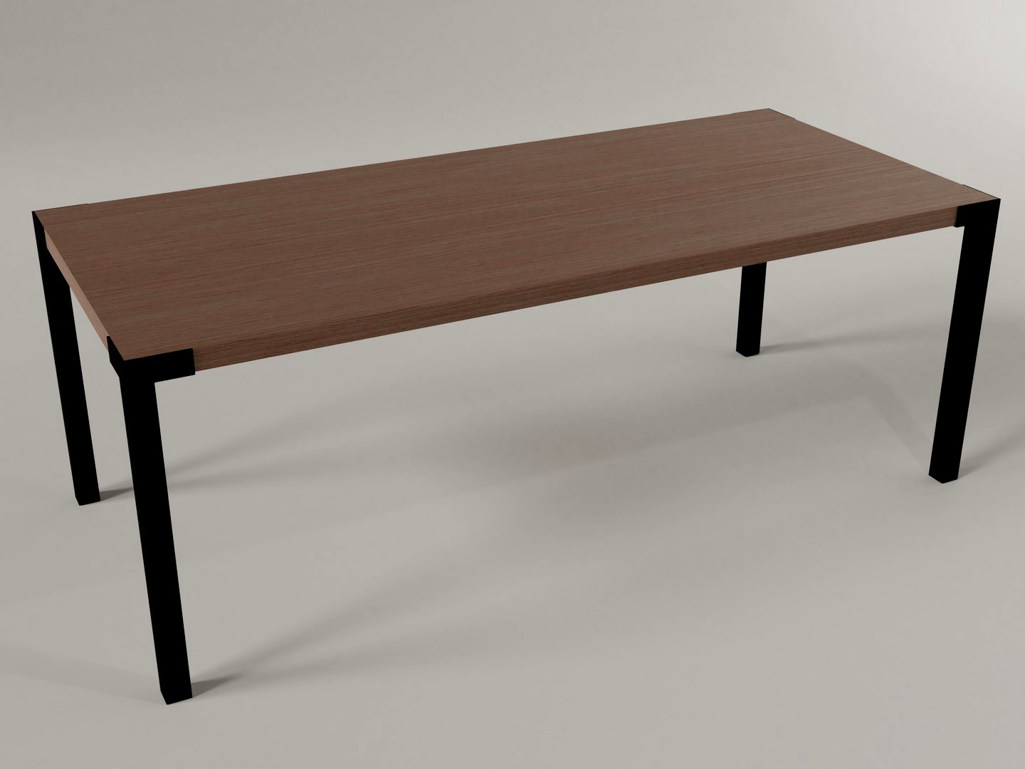 Wood Desk 3d model