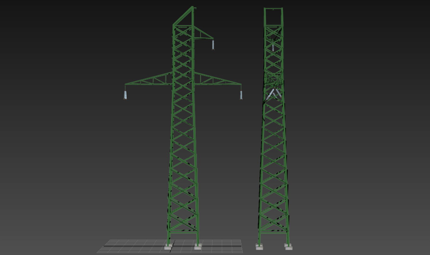 Electrical transmission tower 3d model