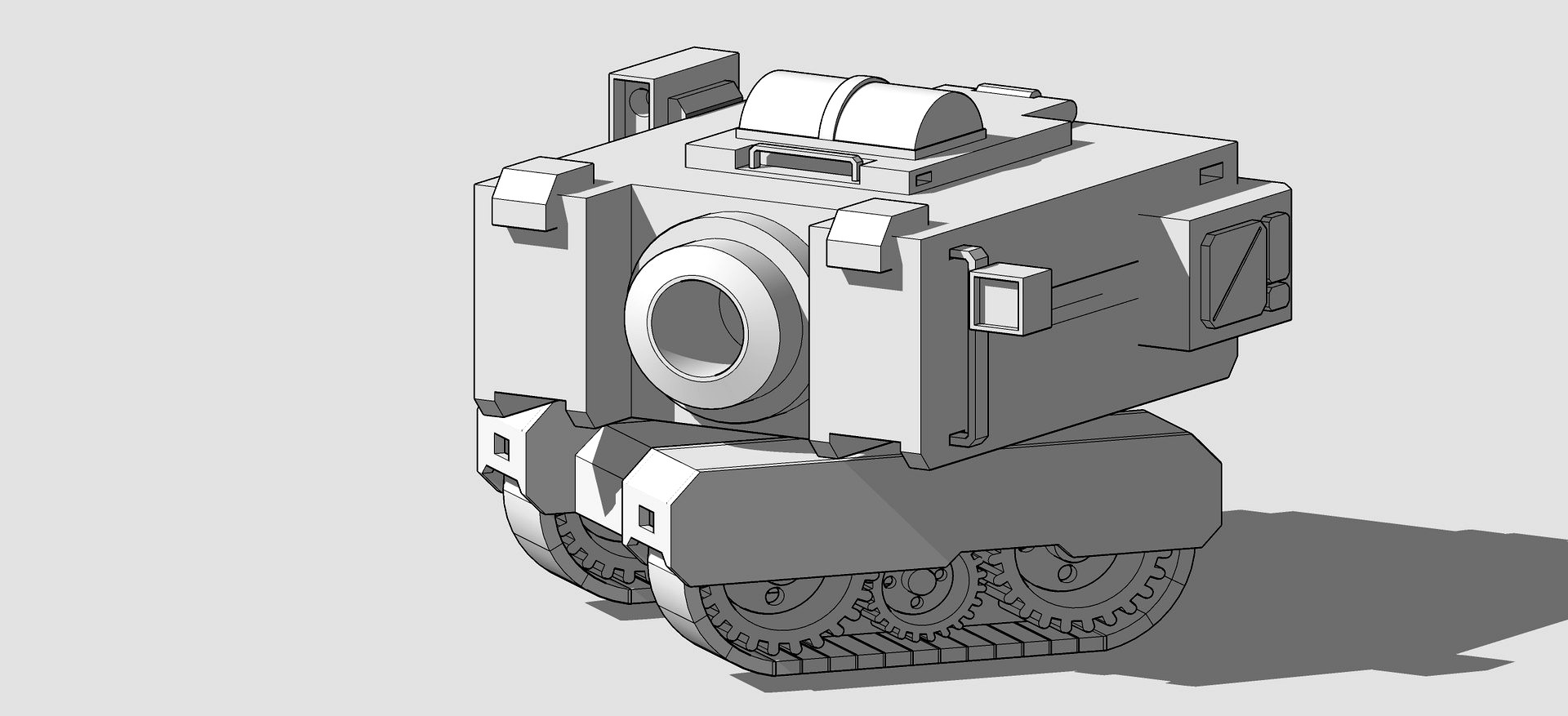 Cartoon Style Tank 3d model
