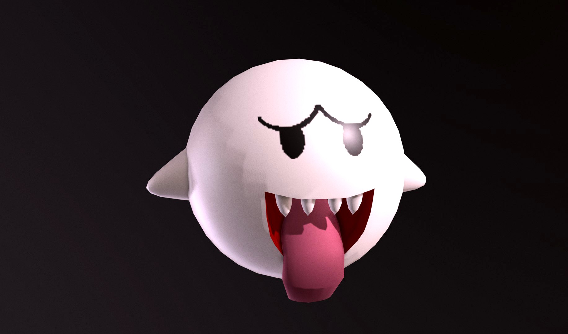 Super Mario: Boo 3d model