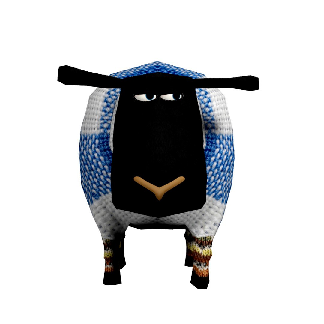 Cartoon Sheep 3d model