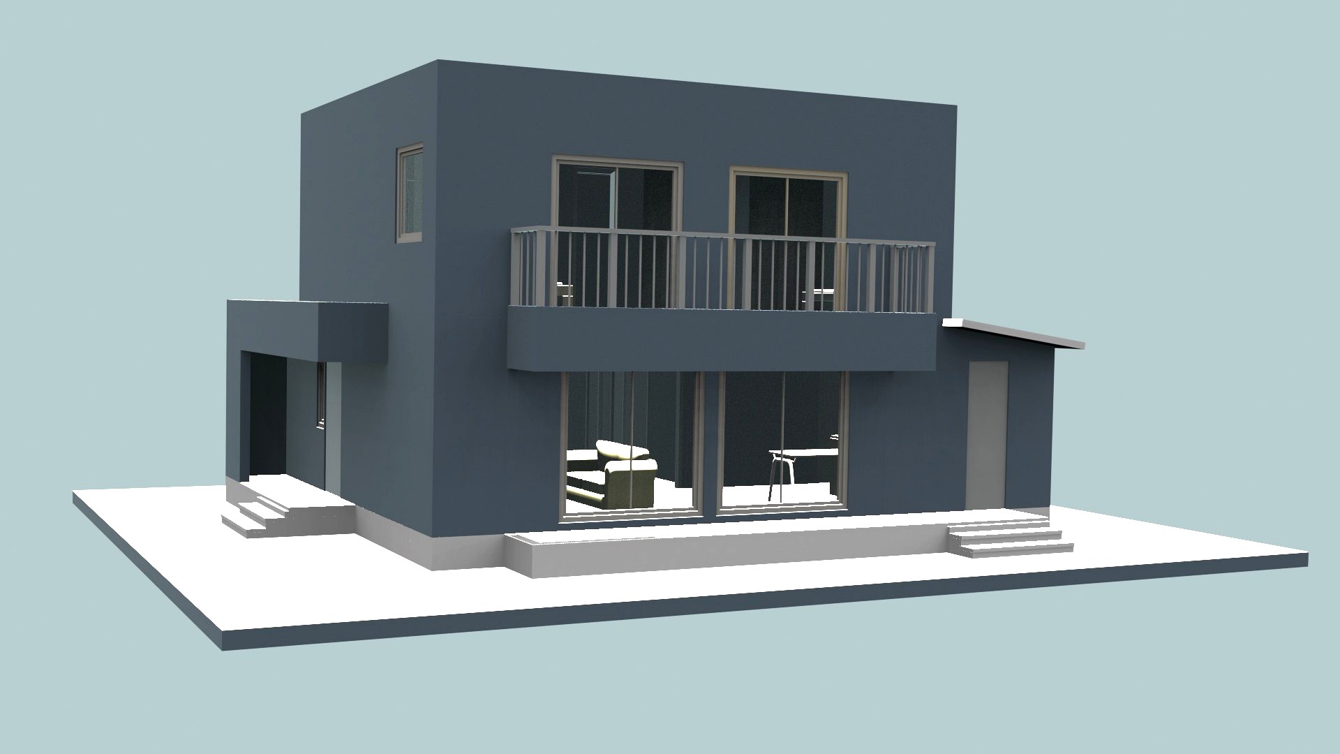 Modern House 3D model