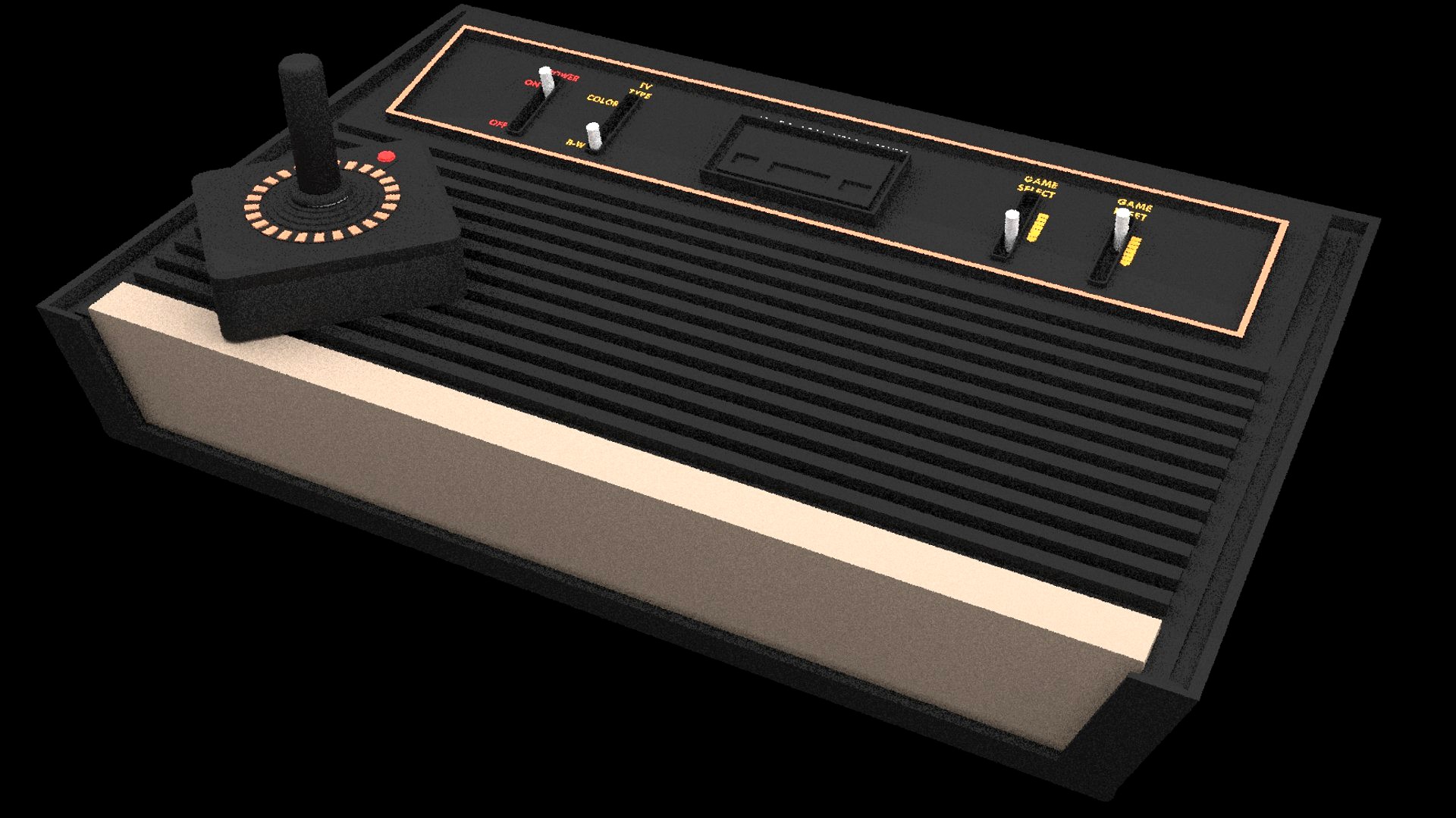 Old School Nintendo Atari 3d model