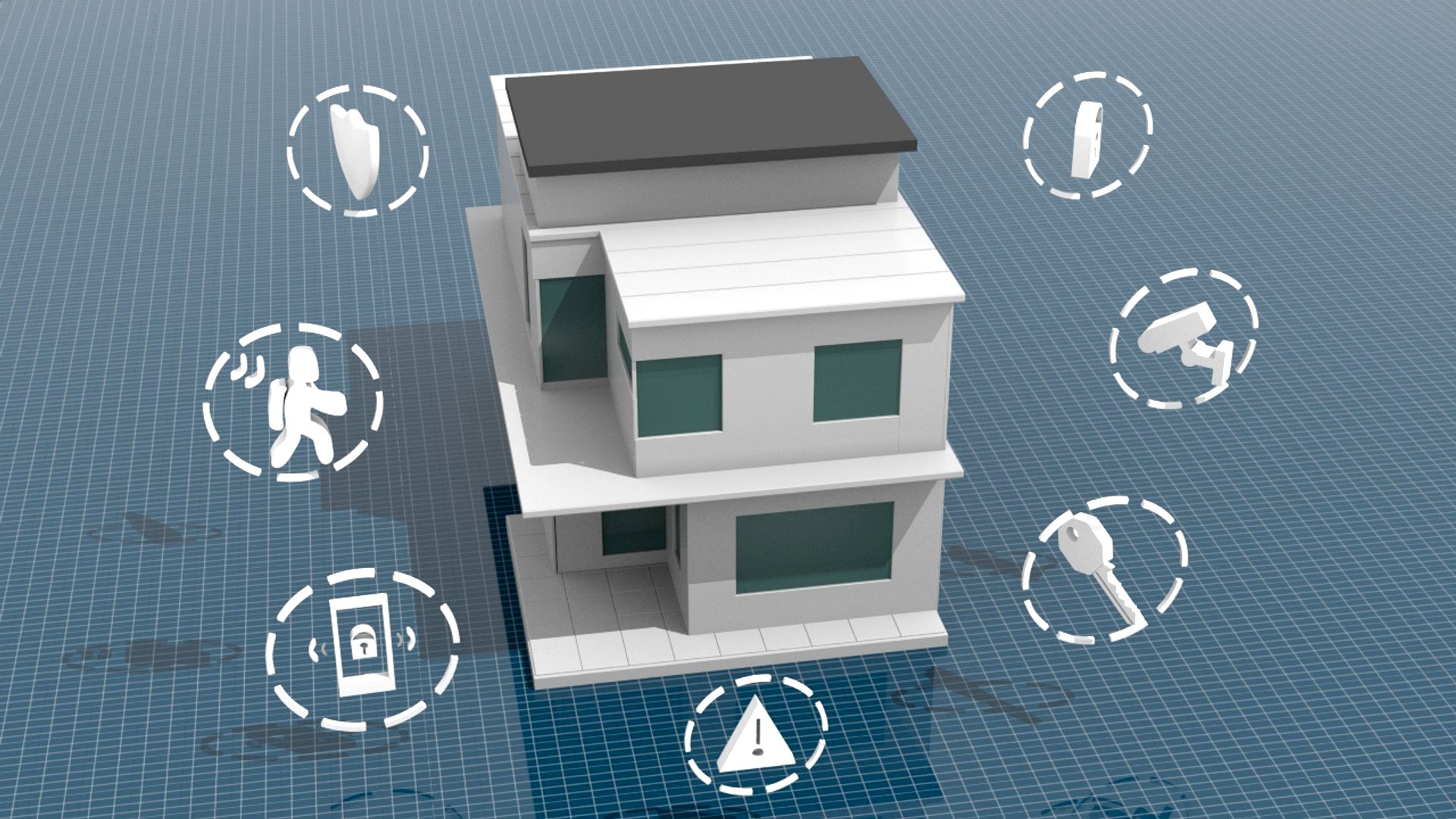 Animatic Isometric House 3d model