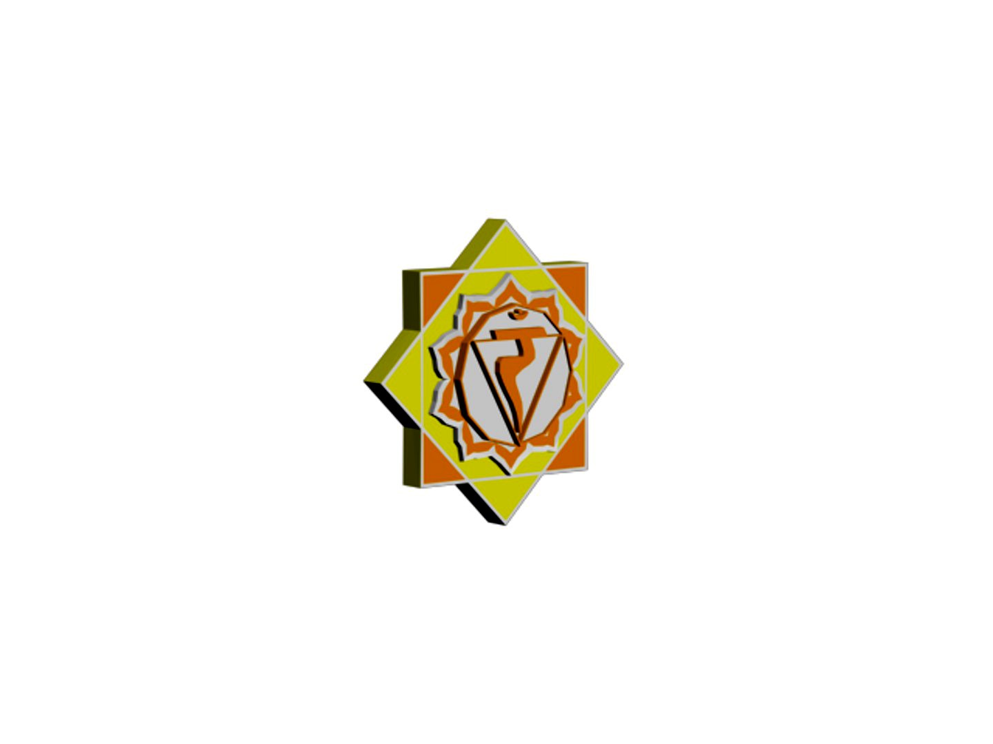 Manipura Chakra - Chakras System 3d model