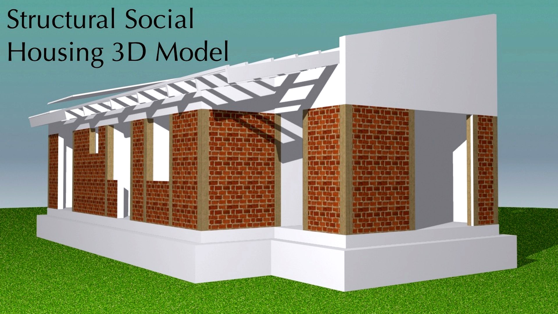 Small Home Structural 3D Model