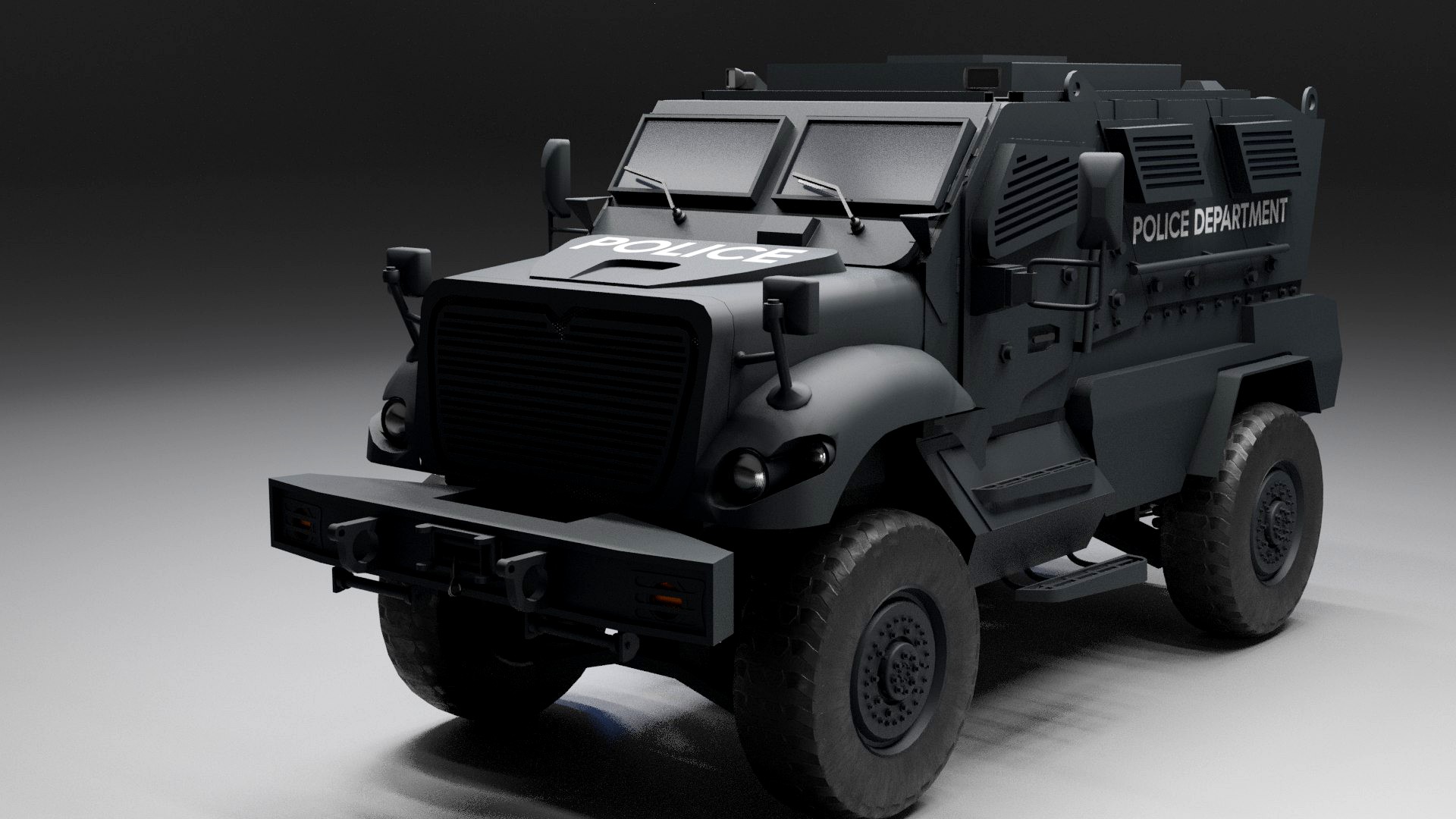 MaxxPro SWAT Vehicle 3d model