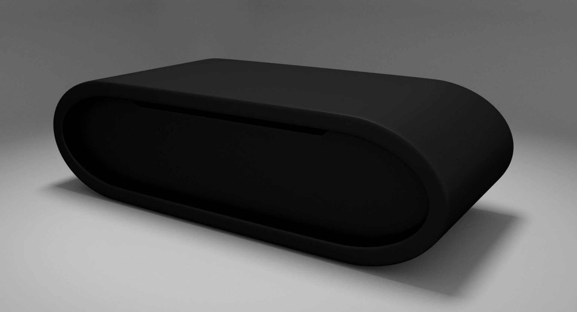 Elliptical Coffee Table 3d model