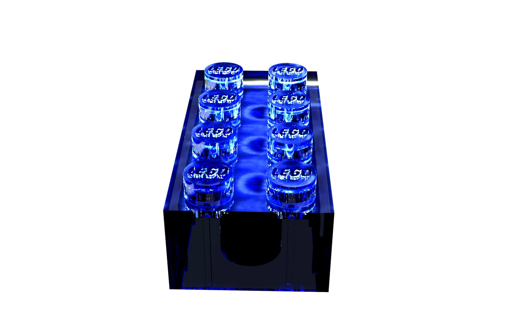 Lego Brick 2x4 3d model