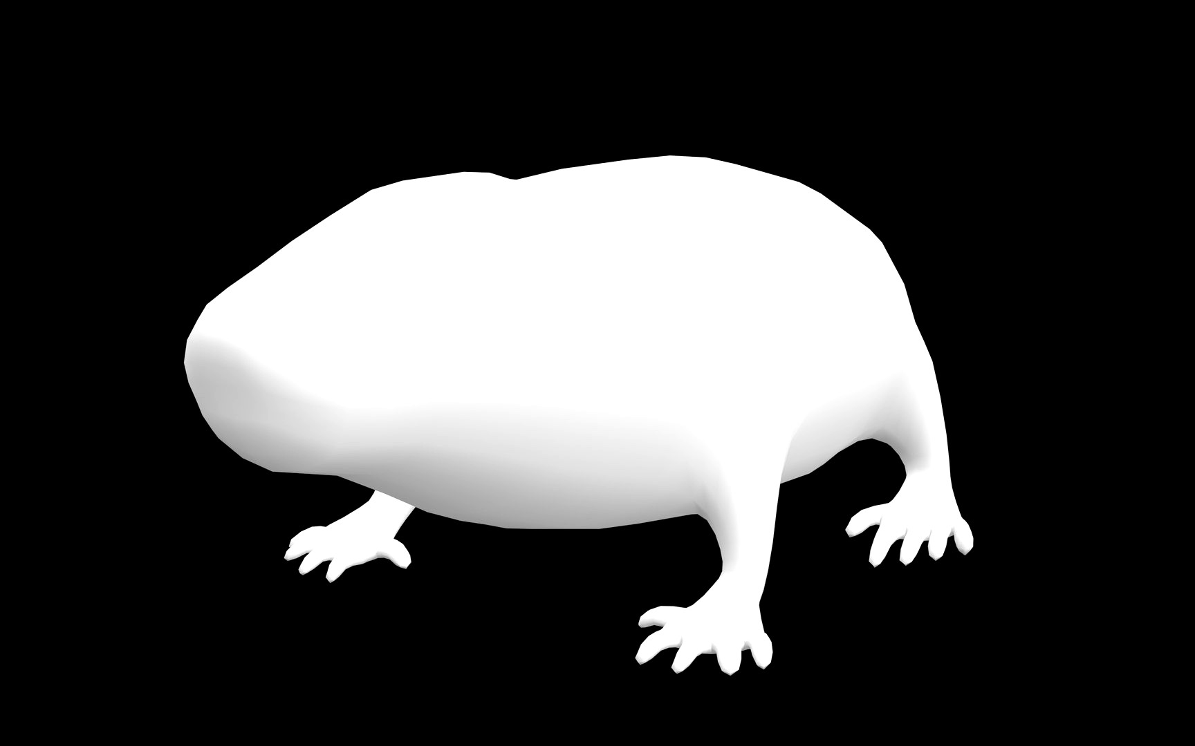 Silvery Mole-Rat Base Model 3d
