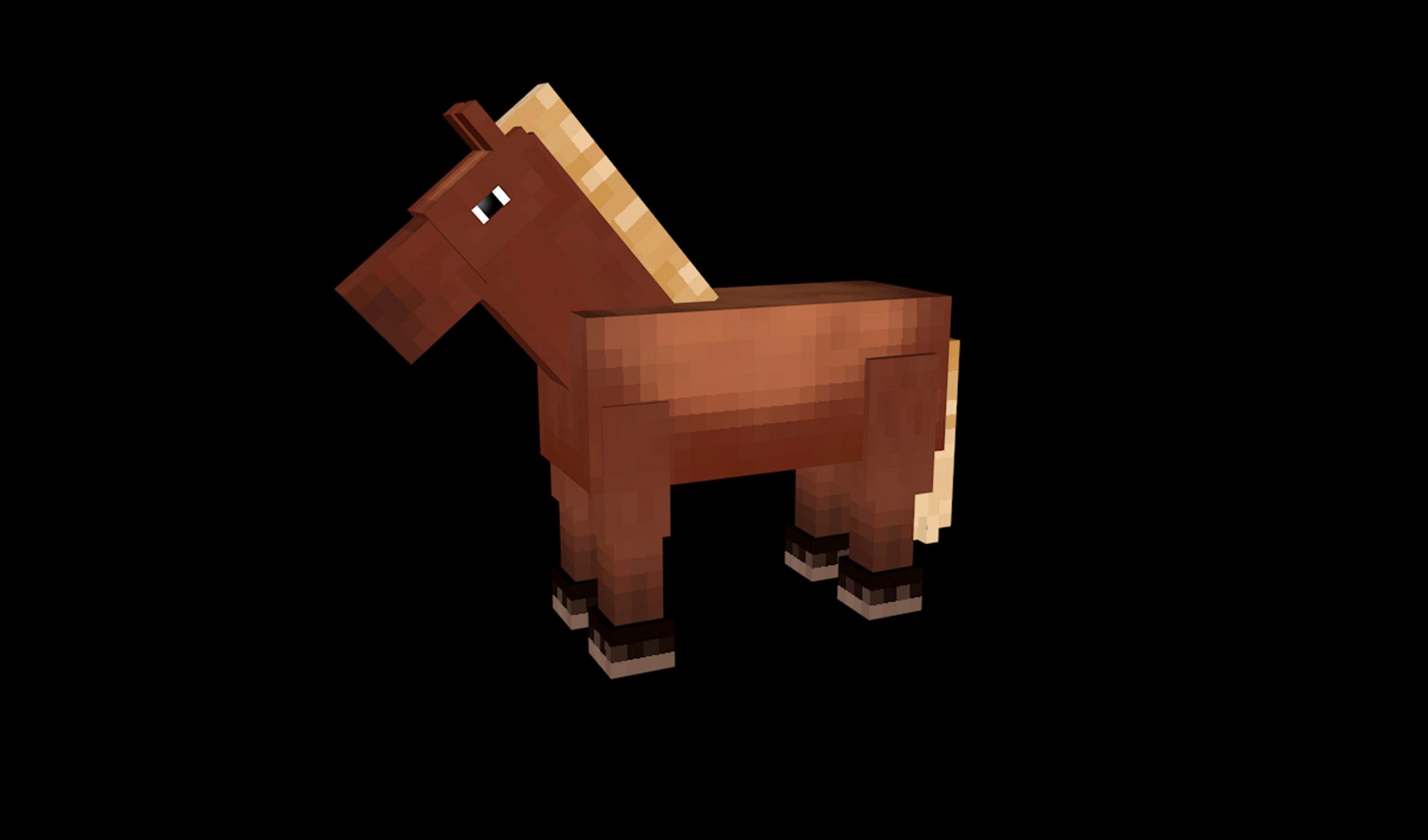 Minecraft Horse 3d model