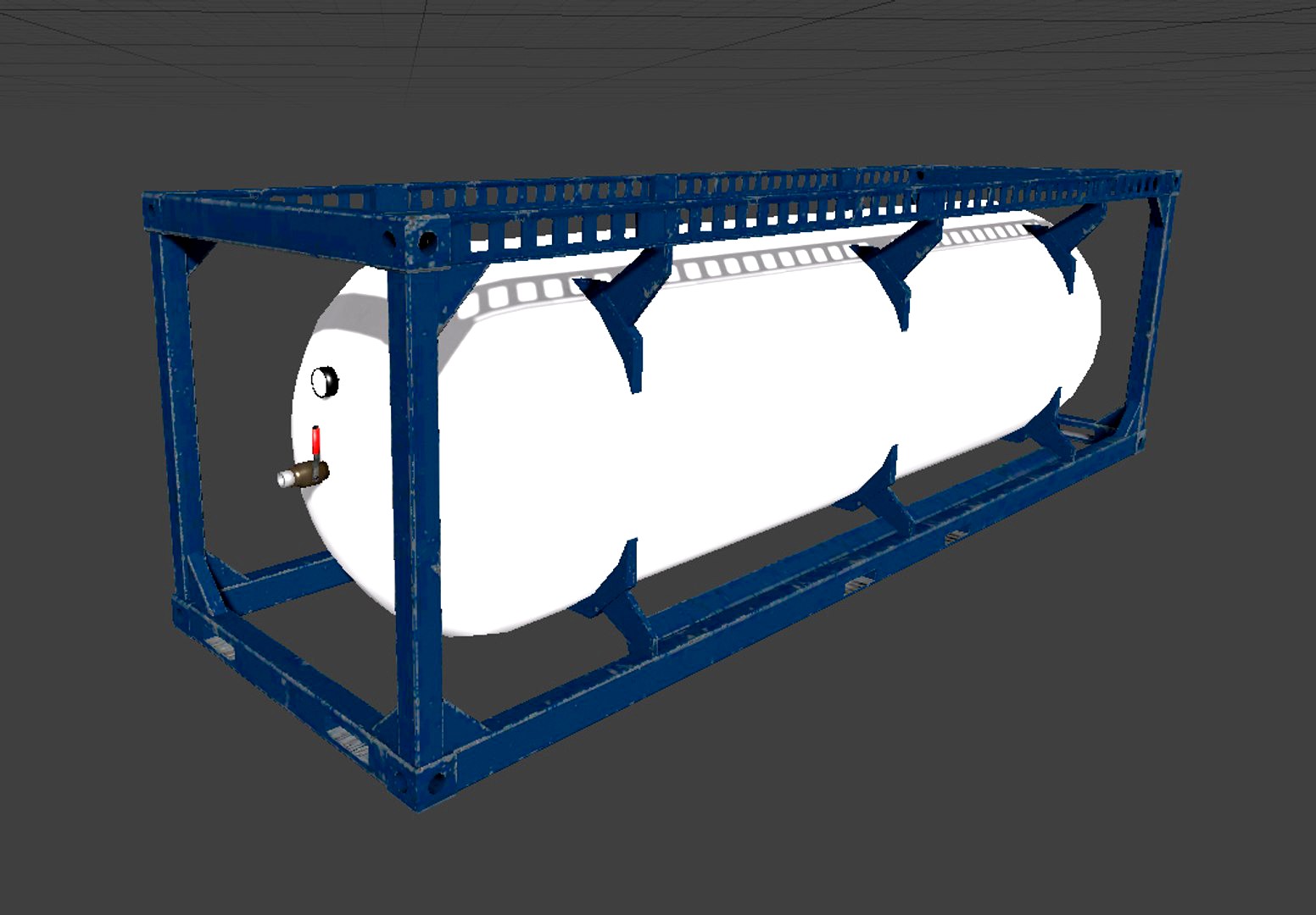 Compressed Gas Cargo Tank 3d model