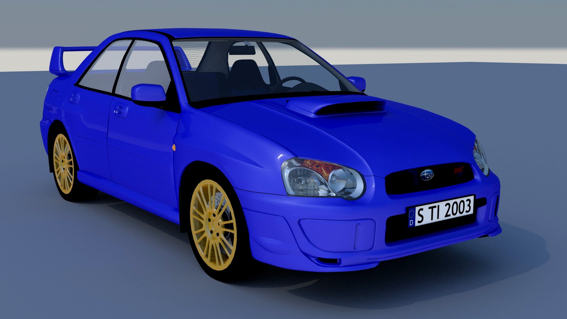 Subaru Impreza WRX STI (2003) 3d model