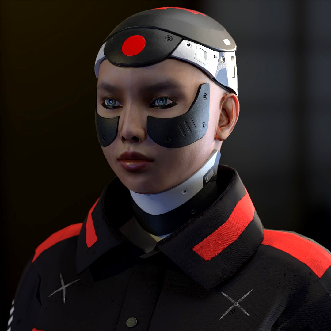 Tokyo Machine Girl 3d model