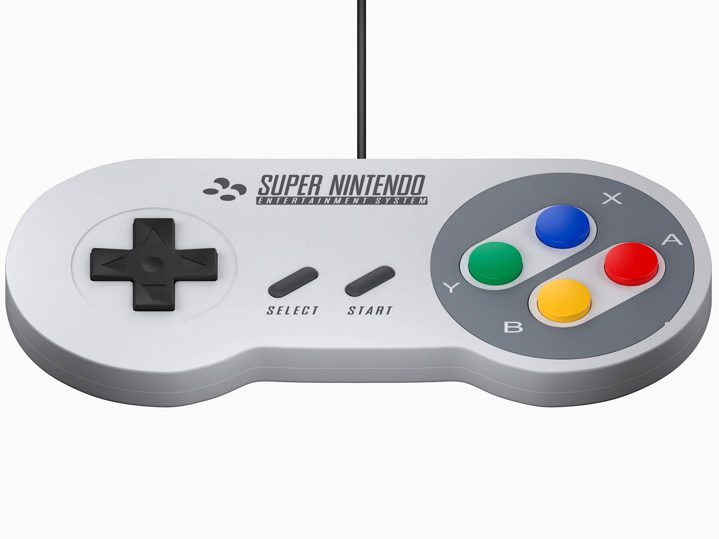 Super Nintendo Controller 3d model