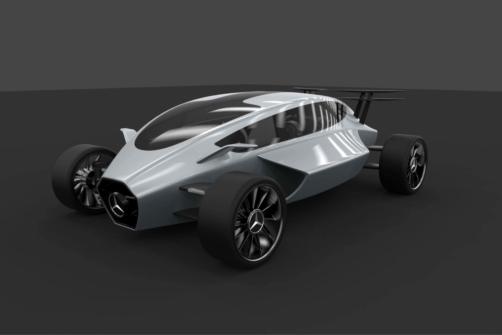 Benz concept sports car 3d model