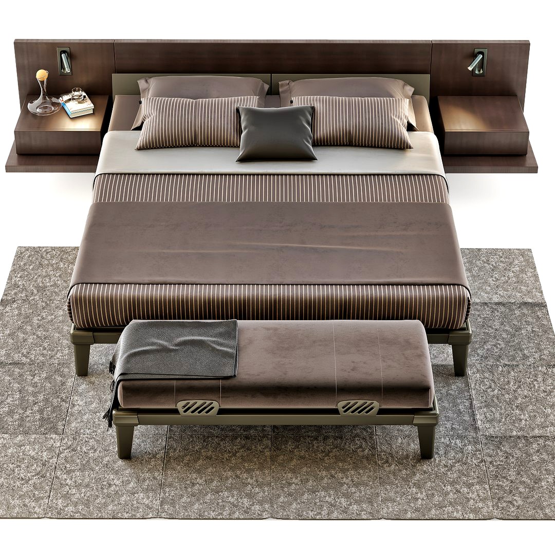 Poliform Bedroom Set 3d model