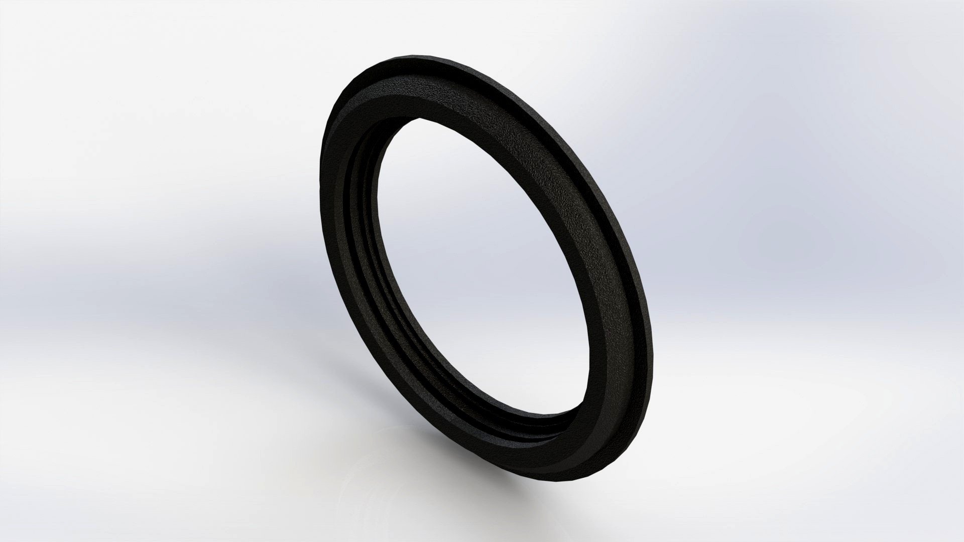 Garrett GT2860R Turbocharger - Compressor Adapter Ring 3d model