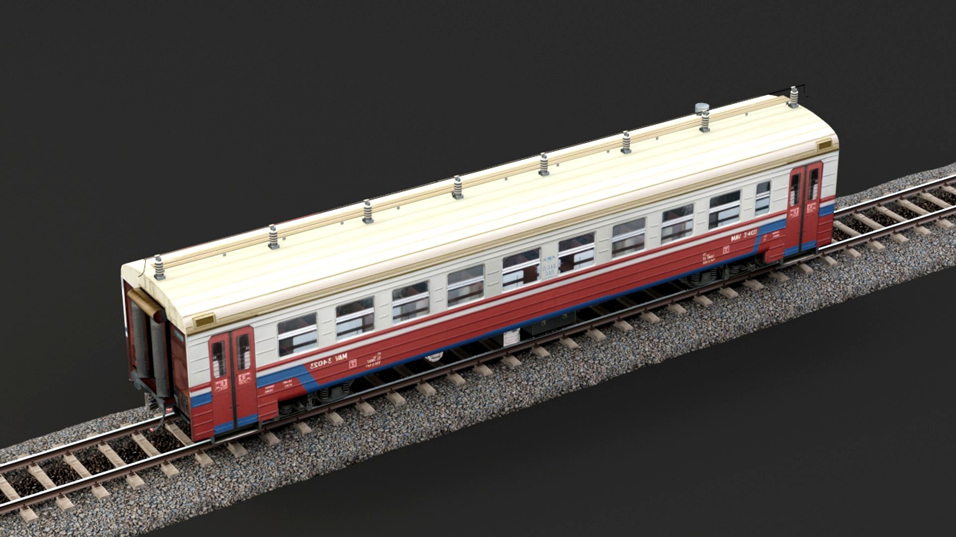 M62 locomotive 3D model