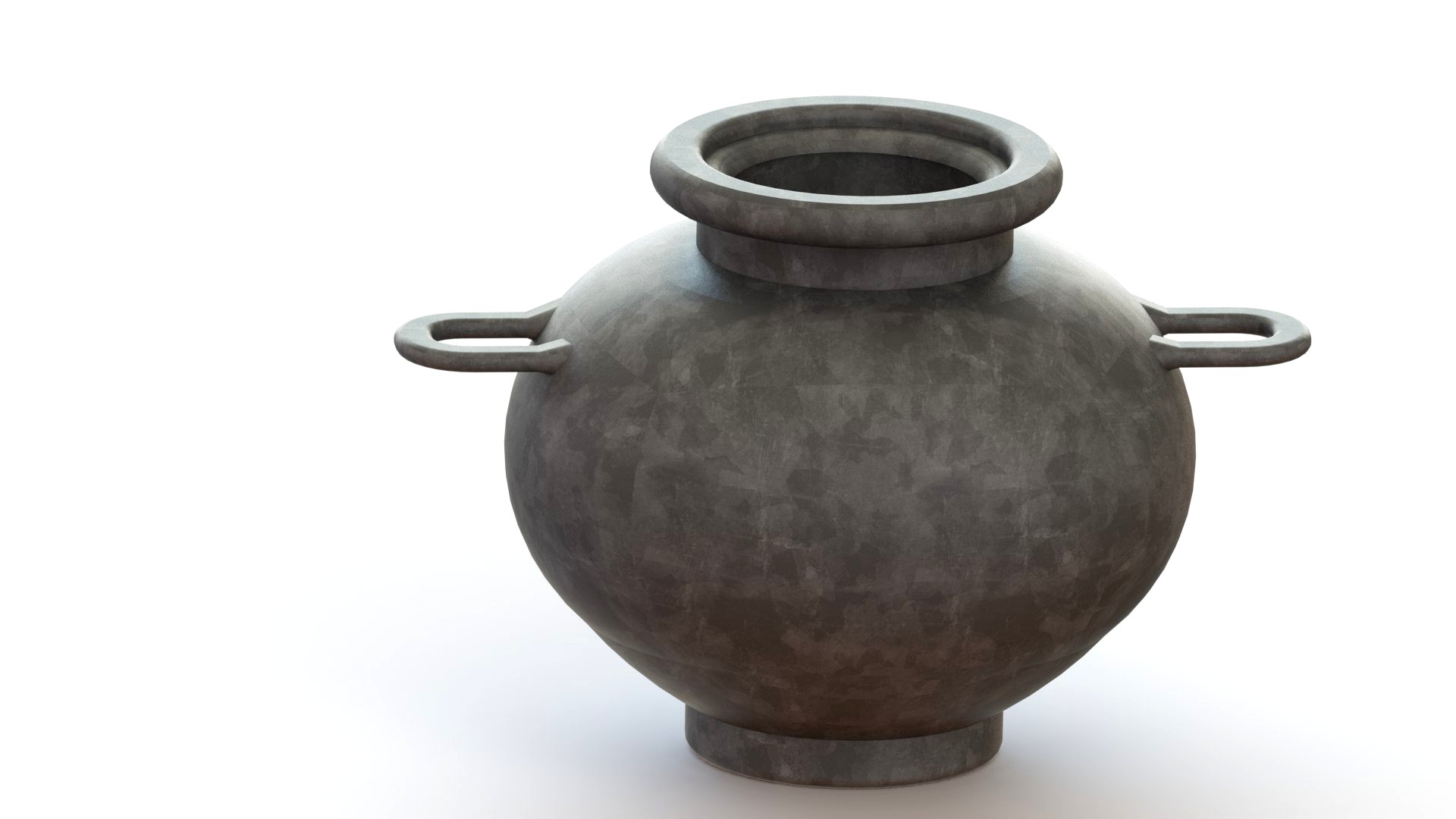Metal Antigue Pot 3d model