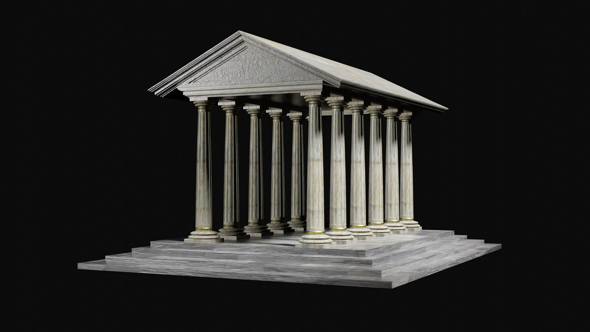 Roman civilization 3d model