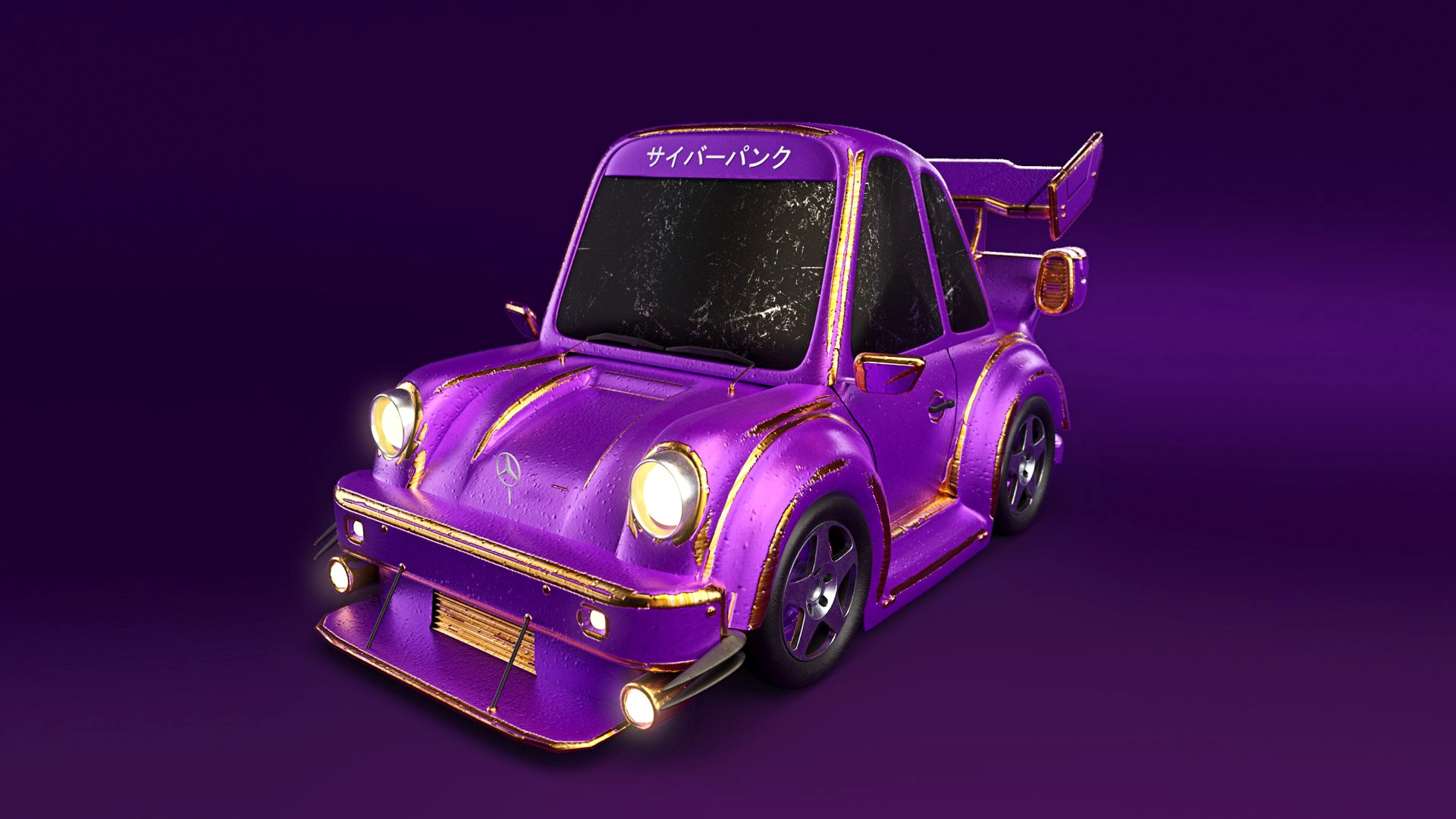 Cartoon Car 3d model