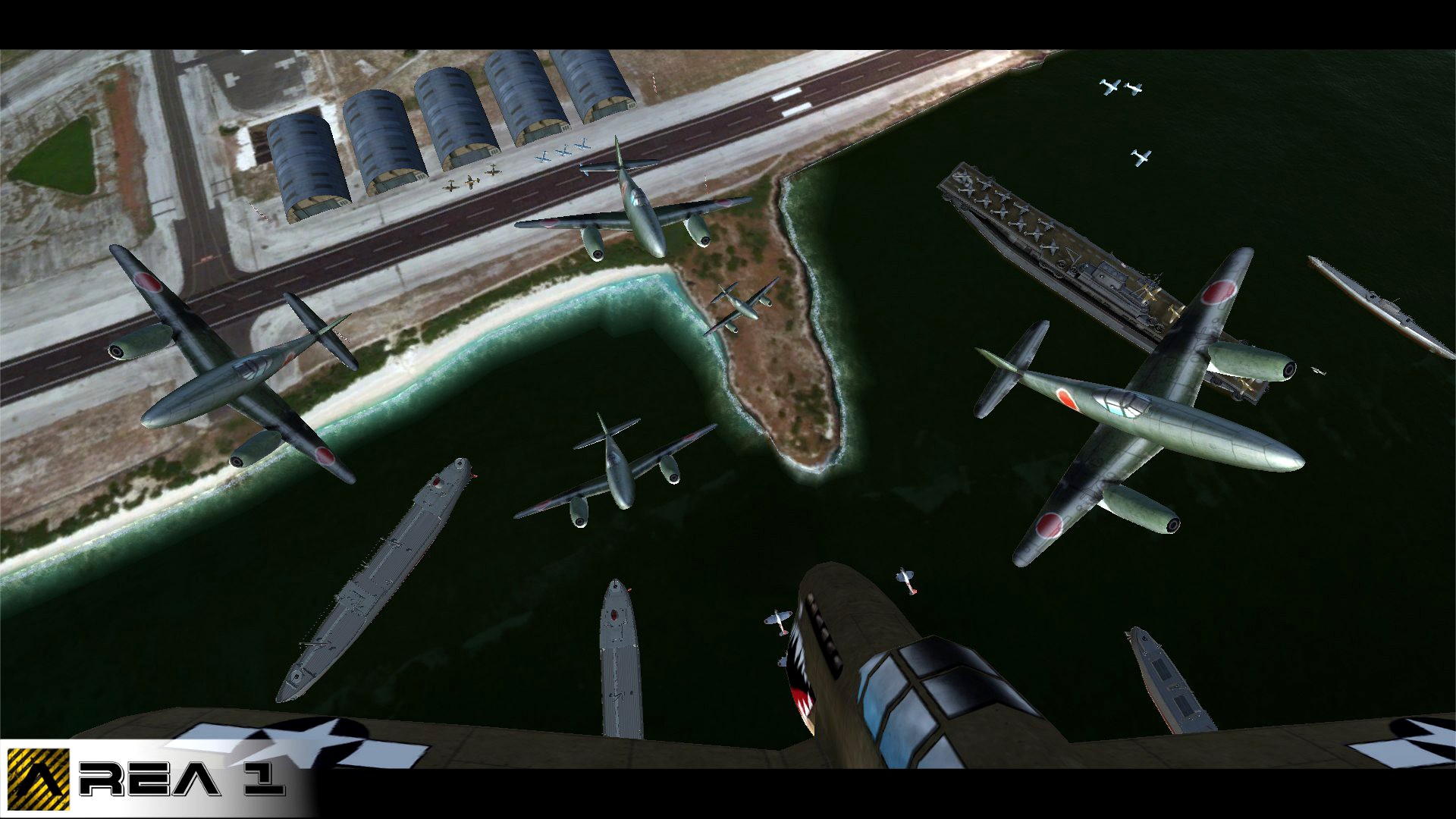 WW2 Warjet Nakajima Kikka Low Poly Plane 3d model