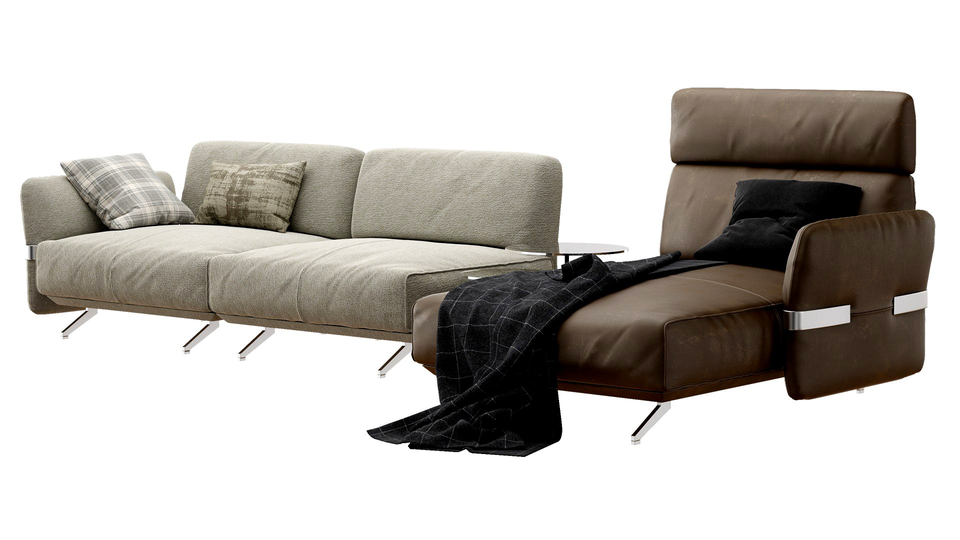Natuzzi Pablo sofa 3d model