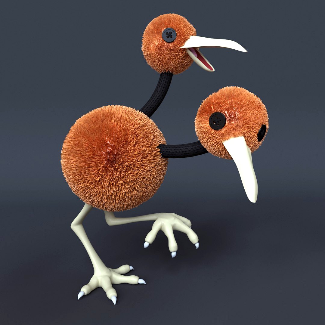 Toy Pokemon Doduo 3d model
